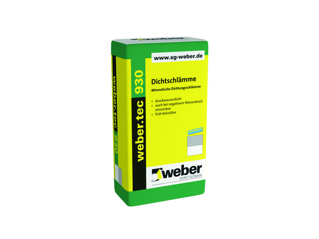 weber.tec 930 | Cementinė hidroizoliacija